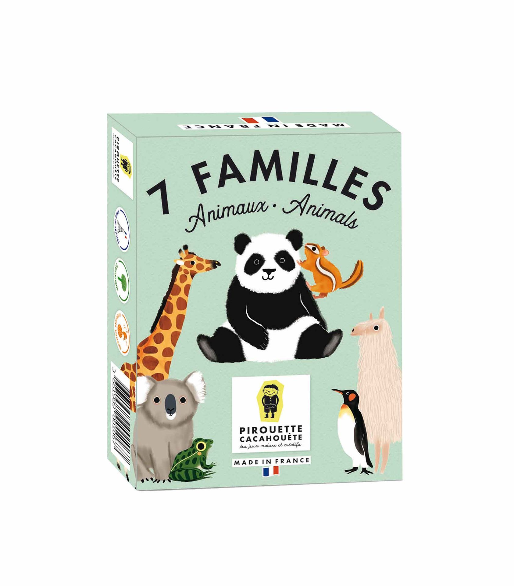 Jeu de cartes : 7 familles animaux • Boutique MSF